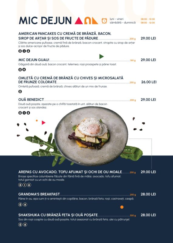 Meniu GUAU Bistro - peste 42 de preparate - GUAU!